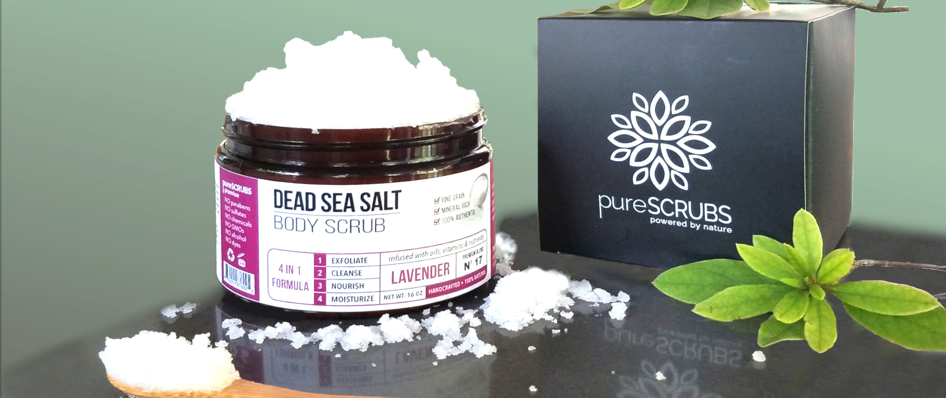 pureSCRUBS® All Natural & Organic Handcrafted Body Scrubs