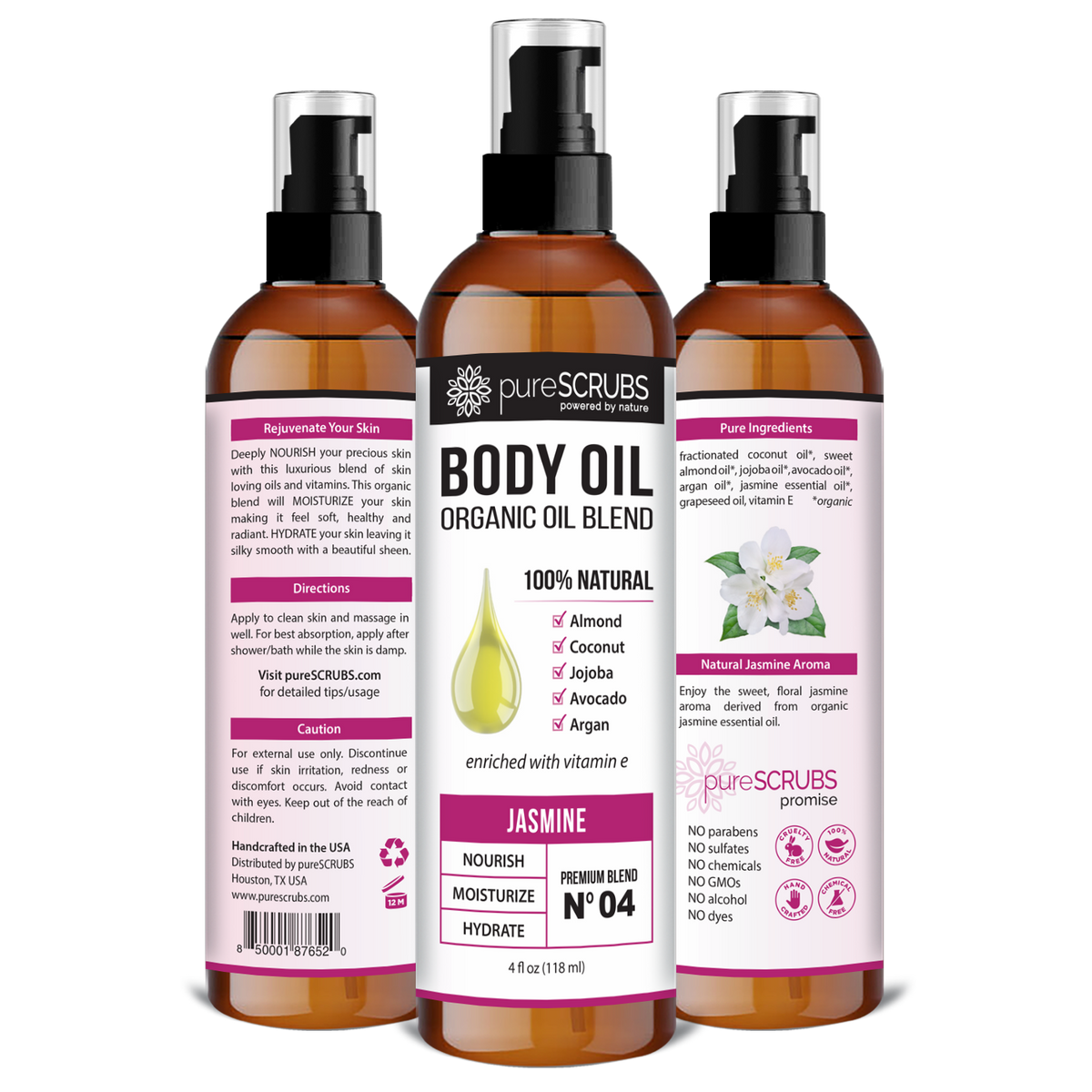 Organic Moisturizing Body Oils by pureSCRUBS®